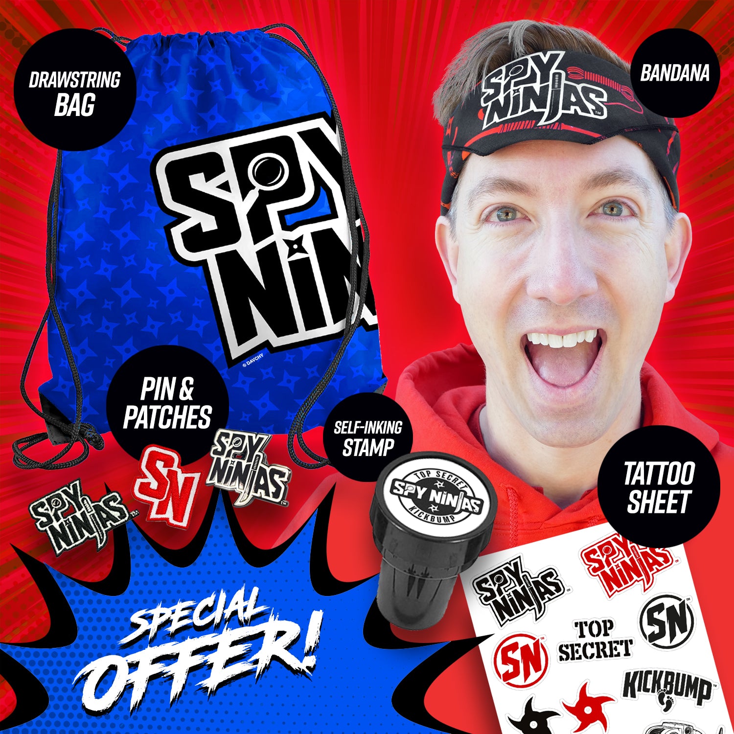 Daniel Gizmo Merchandise | Spy Ninjas Store - SpyNinjasStore