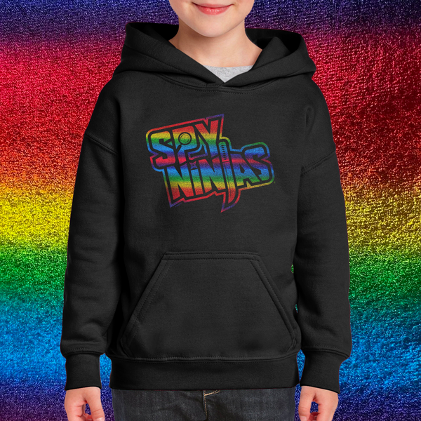 Spy Ninjas Foil - Youth Hoodie - Black | Spy Ninjas Store - SpyNinjasStore