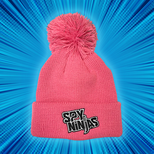 Spy Ninjas Pom-Pom Beanie (Pink) | Spy Ninjas Store - SpyNinjasStore
